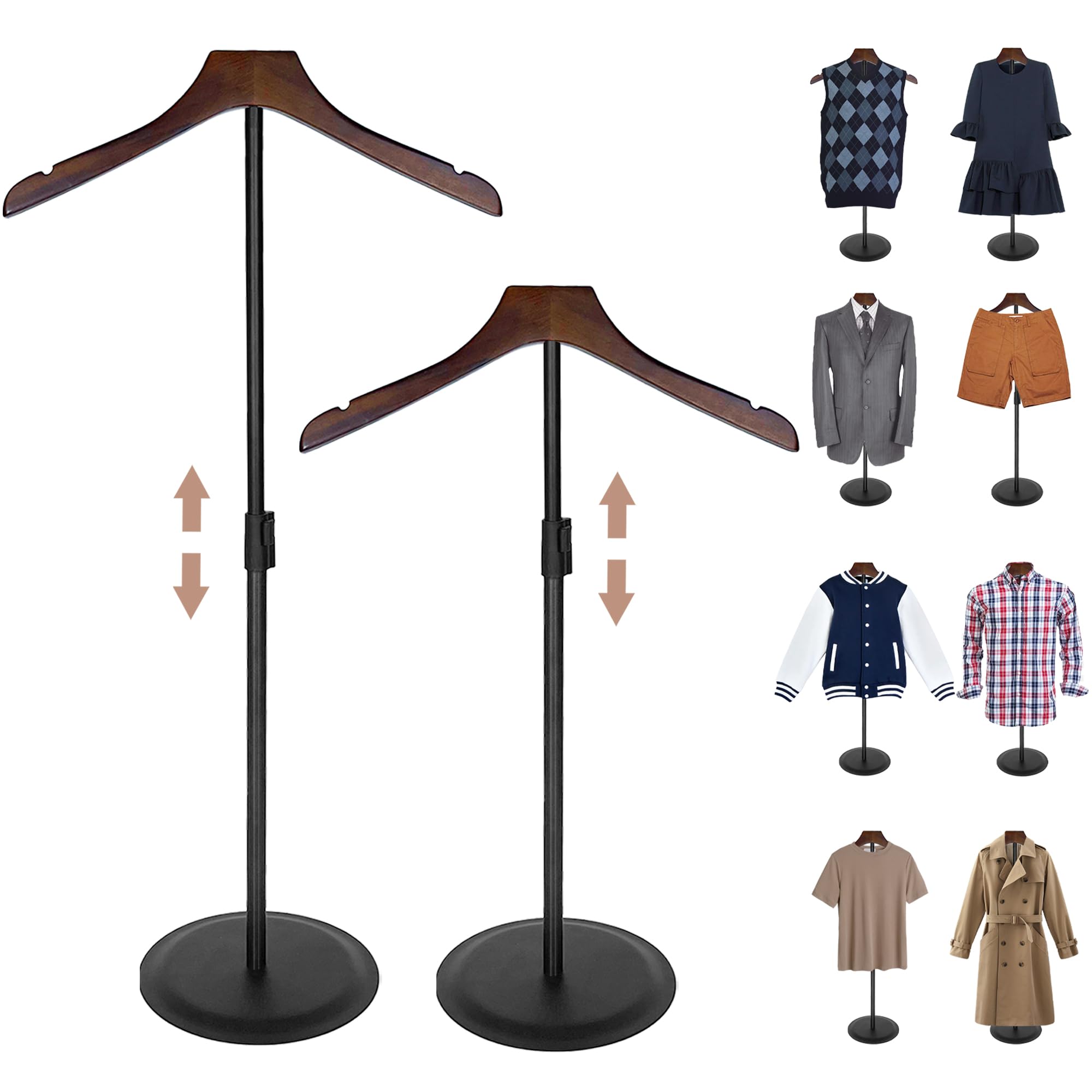 Amazon.com: KORETECH 2 Pack Shirt Display 35" Height Adjustable ...