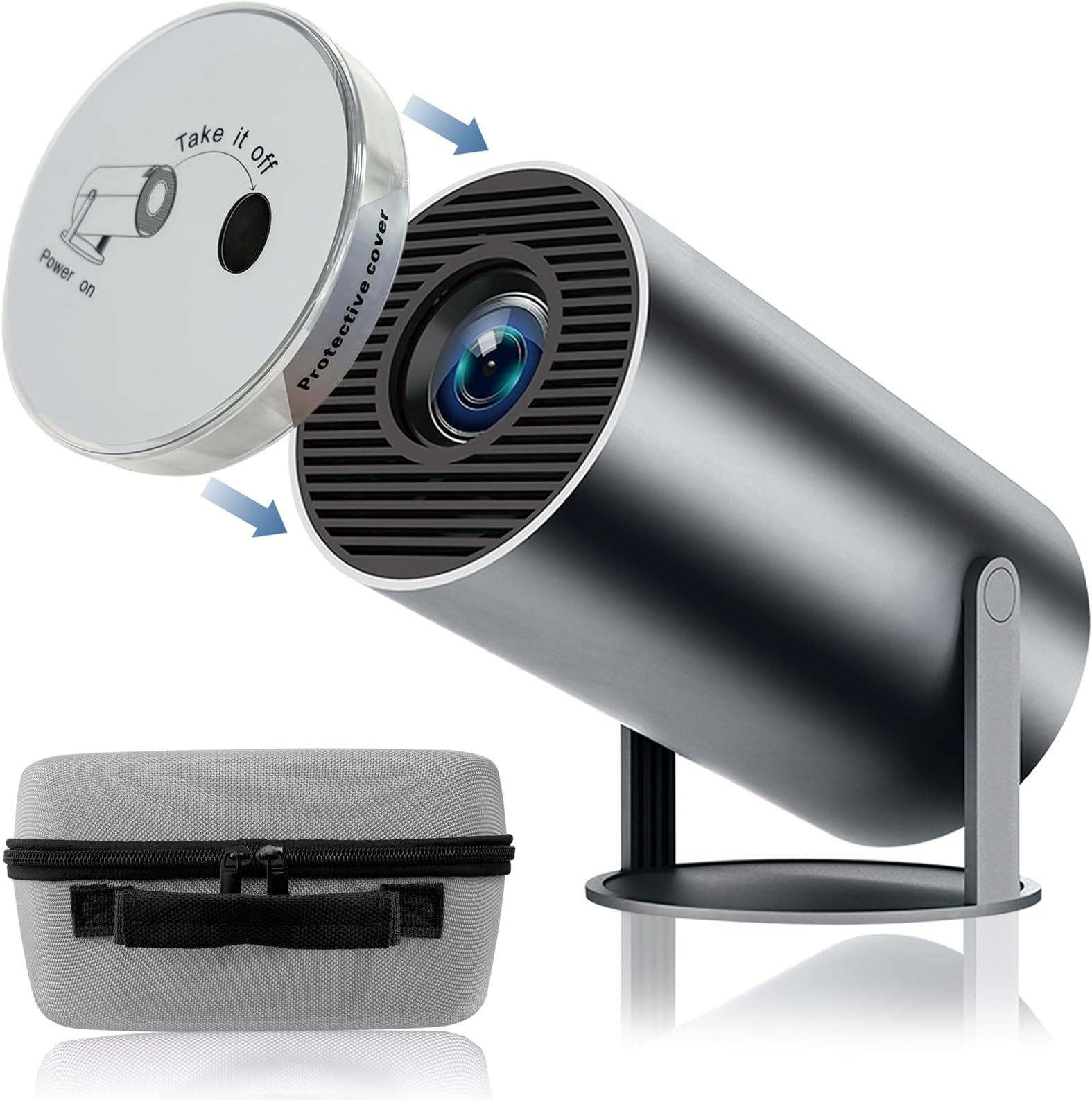 Amazon.com: HY300 Plus Electric Focus Mini Portable Projector, Auto ...