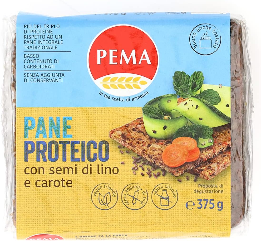 PEMA, Pane Proteico a Ridotto Contenuto di Carboidrati, con Soli ...