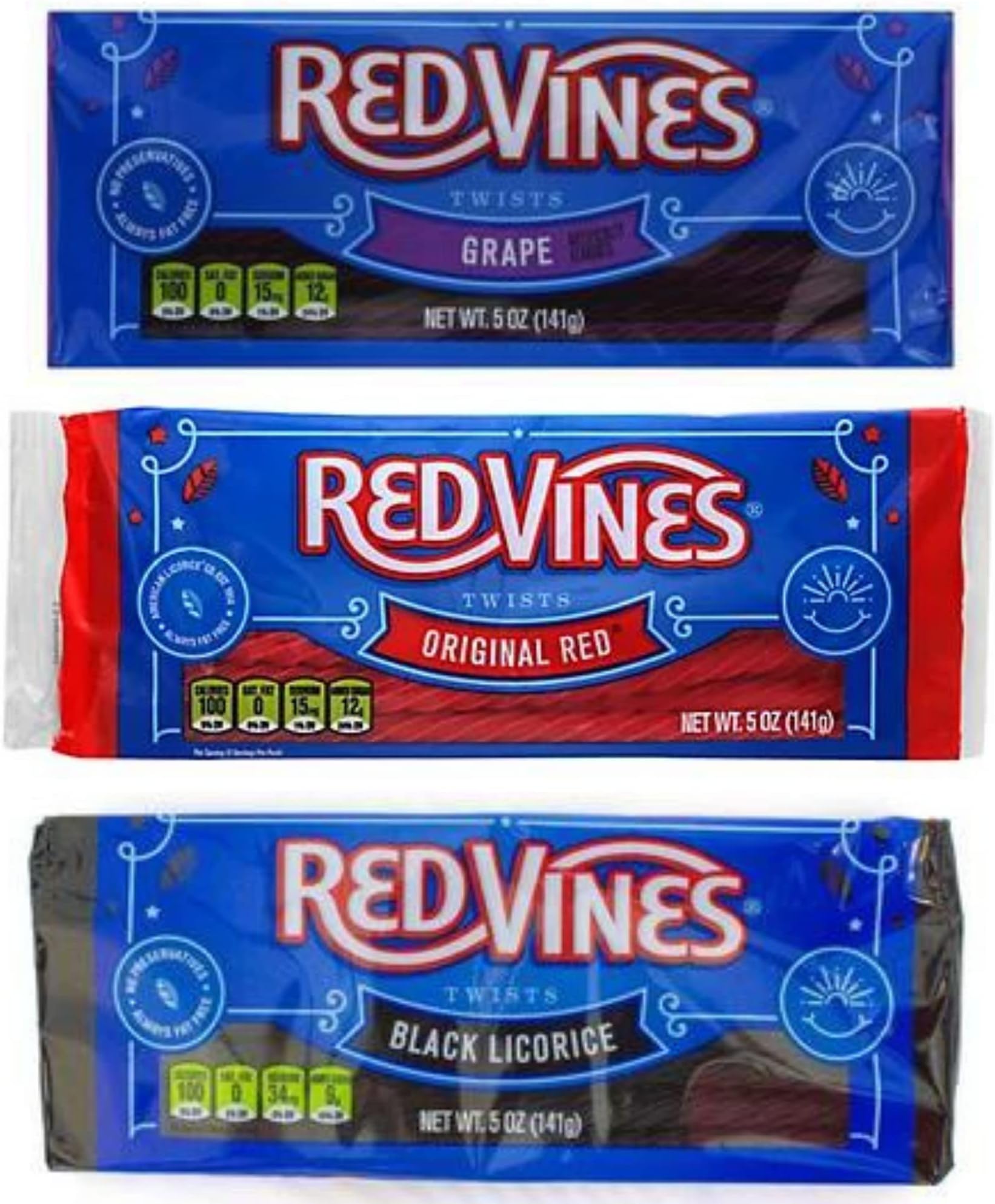 Amazon.com : Red Vines Licorice, Original Red Flavor Soft & Chewy Candy ...