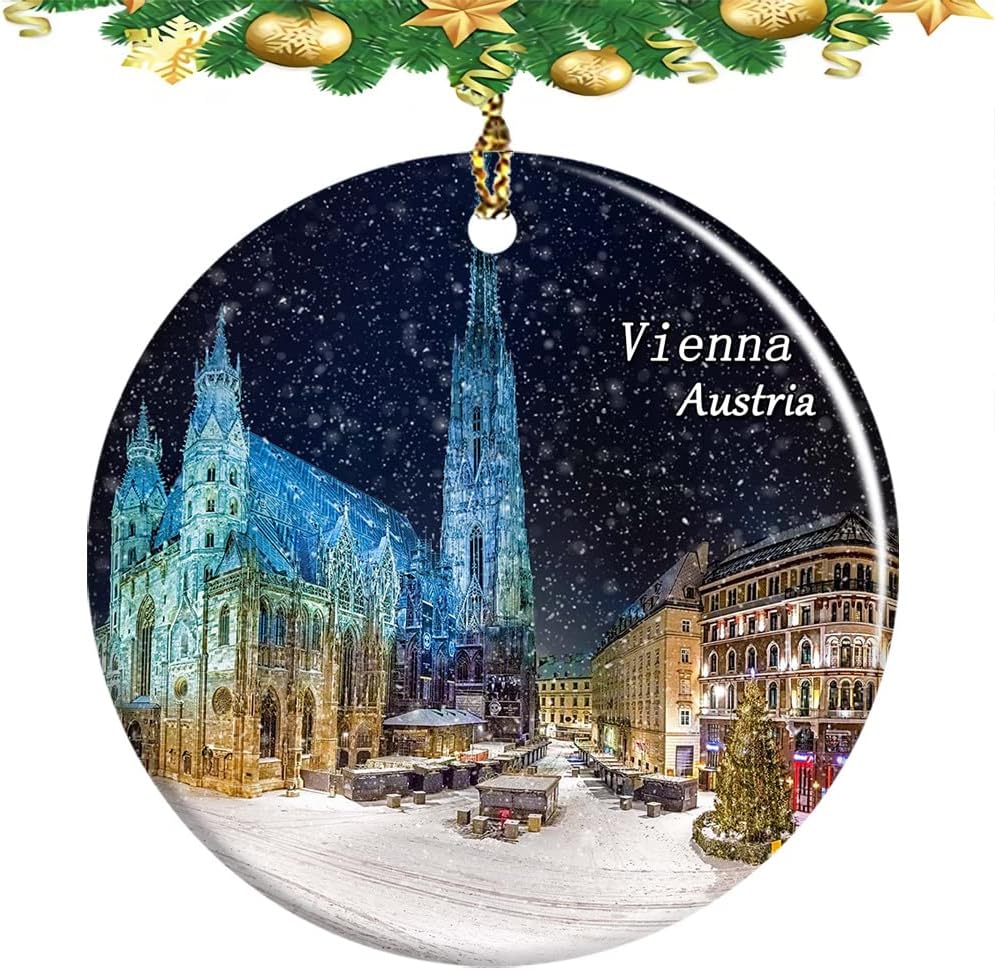 Amazon.com: Austria Vienna Hanging Ornament Christmas Tree Pendant ...