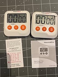 Amazon.com: ThermoPro TM03 Digital Timer for Kids & Teachers, Kitchen Timers for Cooking with 2 ...