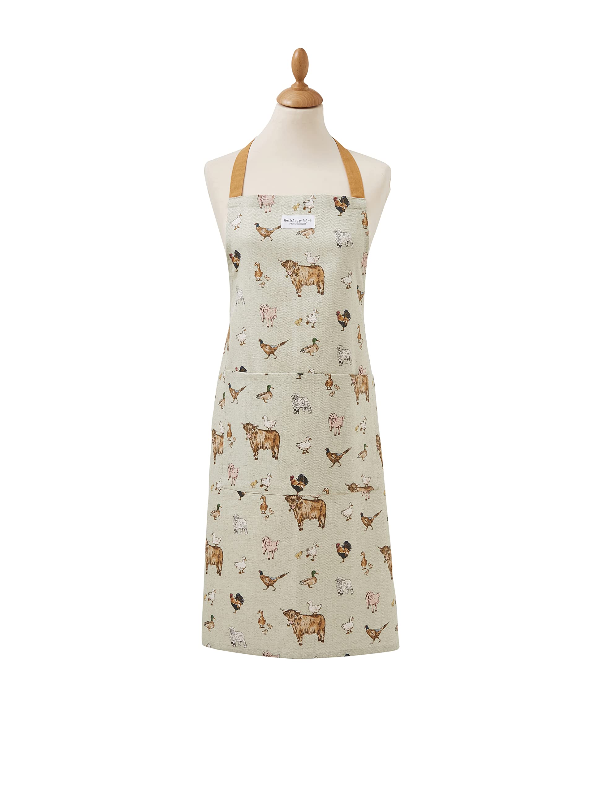 Cooksmart British Designed Kitchen Aprons For Women & Men | 100% Cotton ...