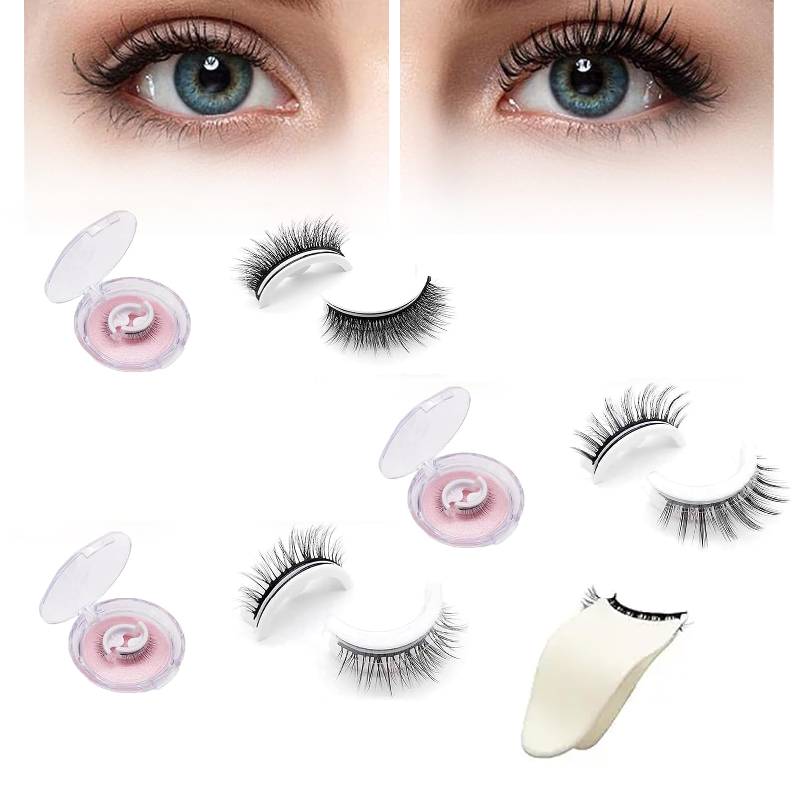 Amazon.com : Lashbuddy Self-Adhesive Eyelashes, Lash Buddy Self ...
