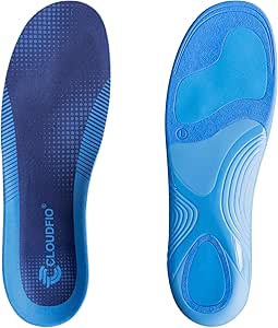 Amazon.com: Cloudflo Plantar Fasciitis Insoles for Men Women,High Arch ...