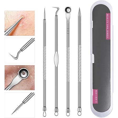 Amazon.com: Professional Facial Blackhead Remover Tweezers,Extractor ...