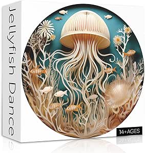 Amazon.com: Ocean Jellyfish Puzzles for Adults 1000 Pieces, Impossible ...