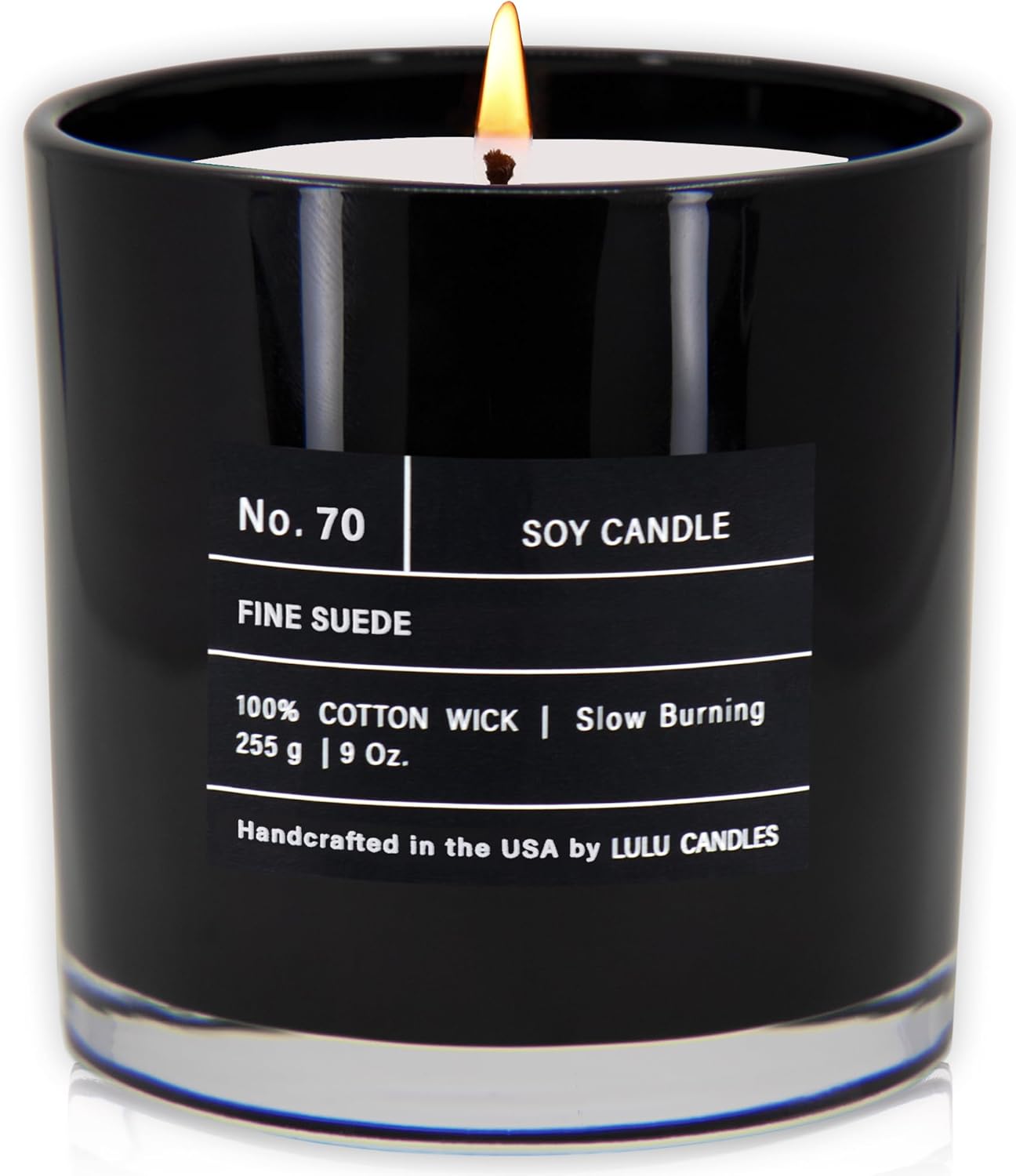 Amazon.com: Lulu Candles | Fine Suede | Luxury Scented Soy Jar Candle ...