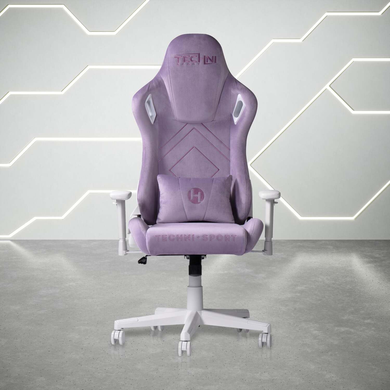 Amazon.com: Techni Sport 17" Modern Fabric Ergonomic Gaming Chair in ...
