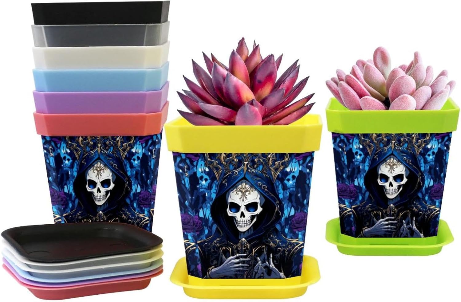Amazon.com: Plant Pots with Drainage - Home Decor Flower Pots for ...