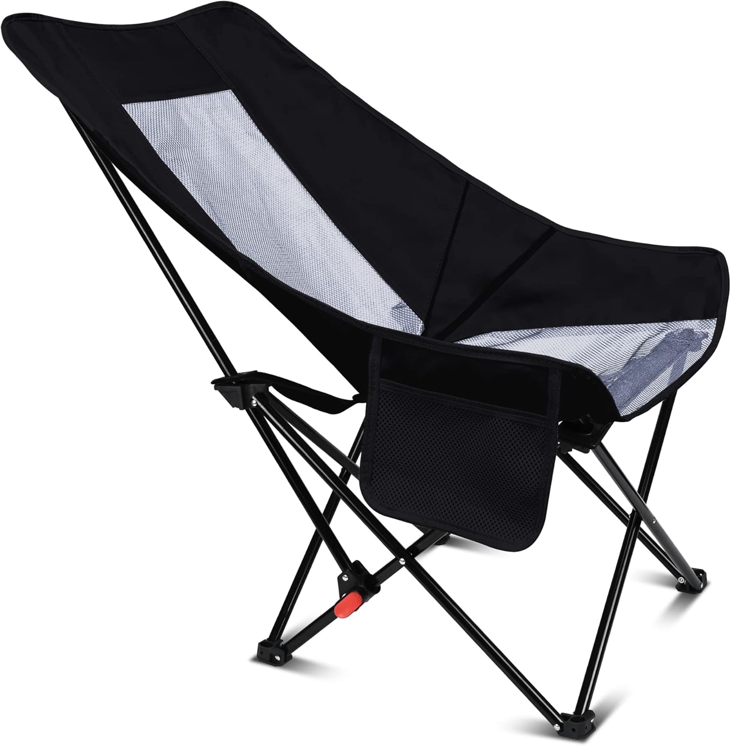 Amazon.com : Portable Camping Chair Mesh Folding Recliner, Beach ...