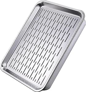 Metal Drip Tray, Stainless Steel Dish Drying Tray, Oil Drip Pan ...