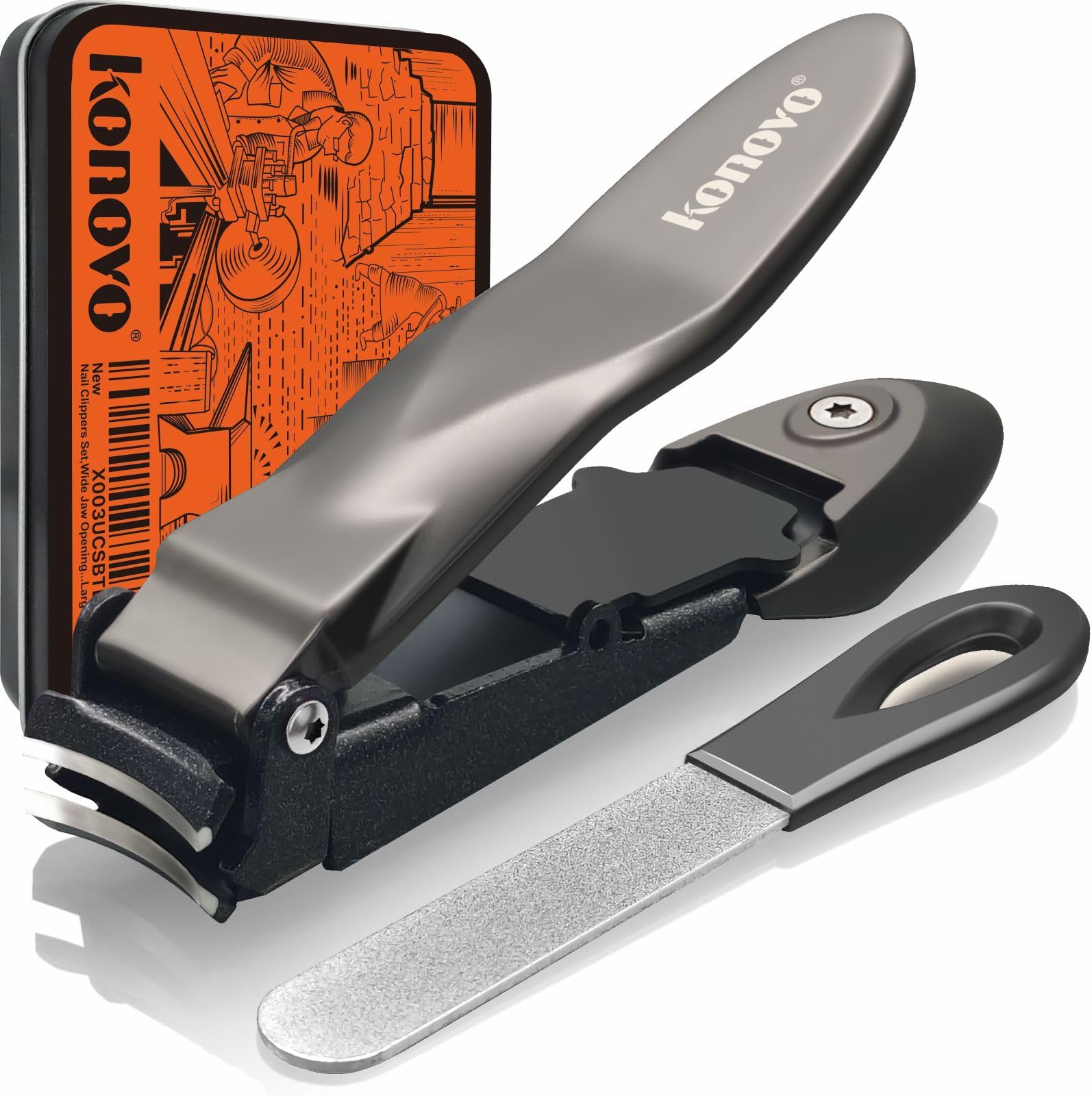 Amazon.com : Nice Nail Clipper Set,5-in-1 Premium Grooming Set:,Nail ...