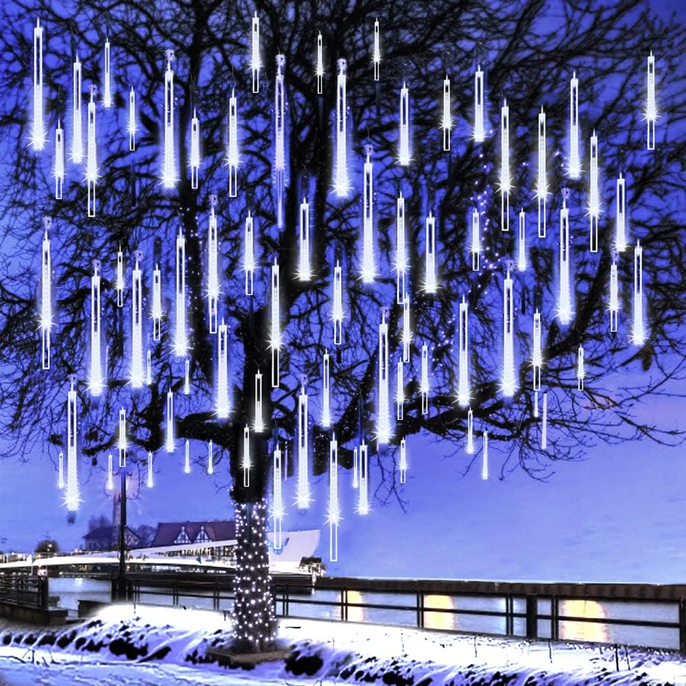 Amazon.com : FYYZY Christmas Lights Meteor Shower Rain Light Falling ...