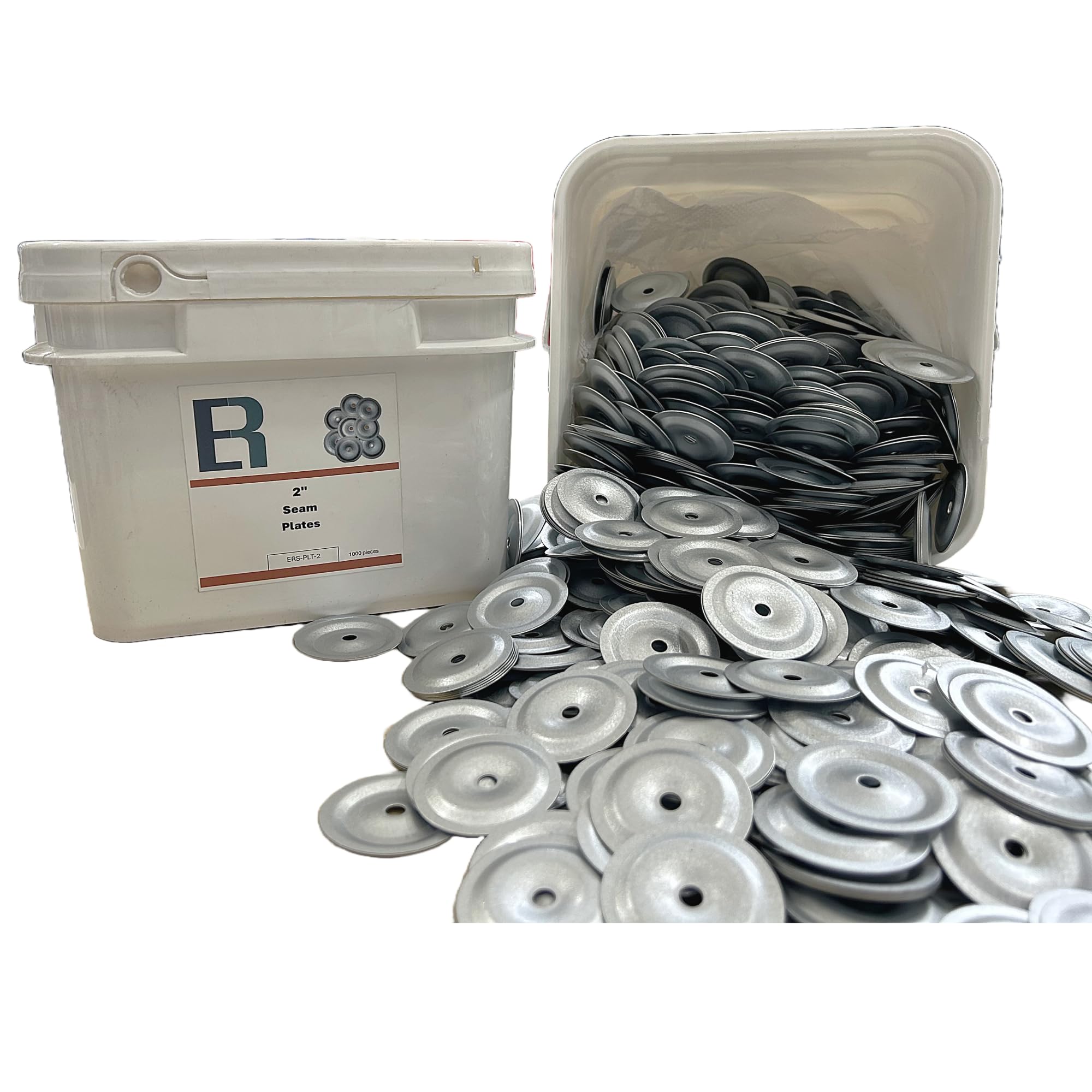 ERS 2" (1,000pc) Non-Barbed Seam Plates, Seam Plates for Commercial ...
