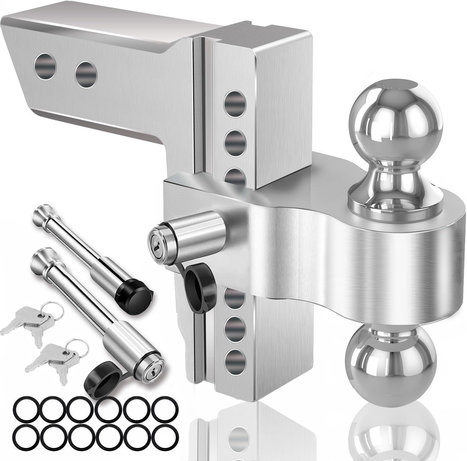 Amazon.com: Allucky Adjustable Trailer Hitch Tow Hitch Load Bearing ...