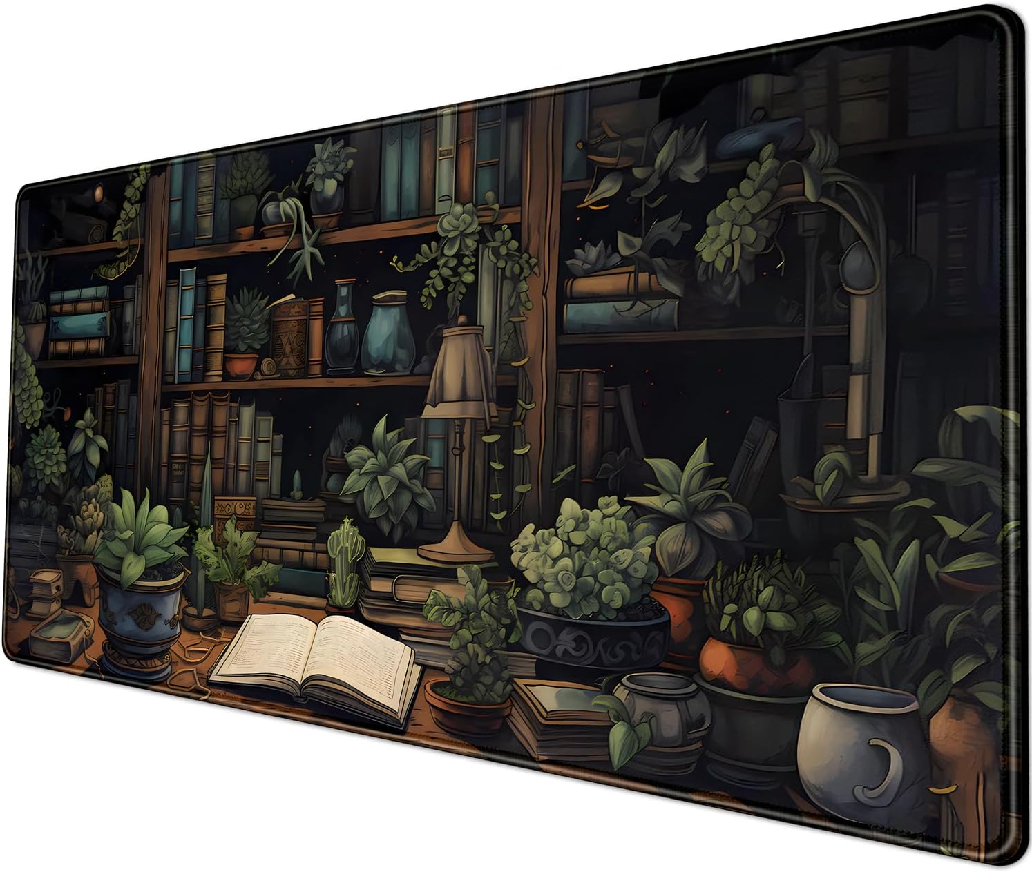 Amazon.com: SXCKANG Gothic Moth Desk Pad Mat, Black Orange Large ...