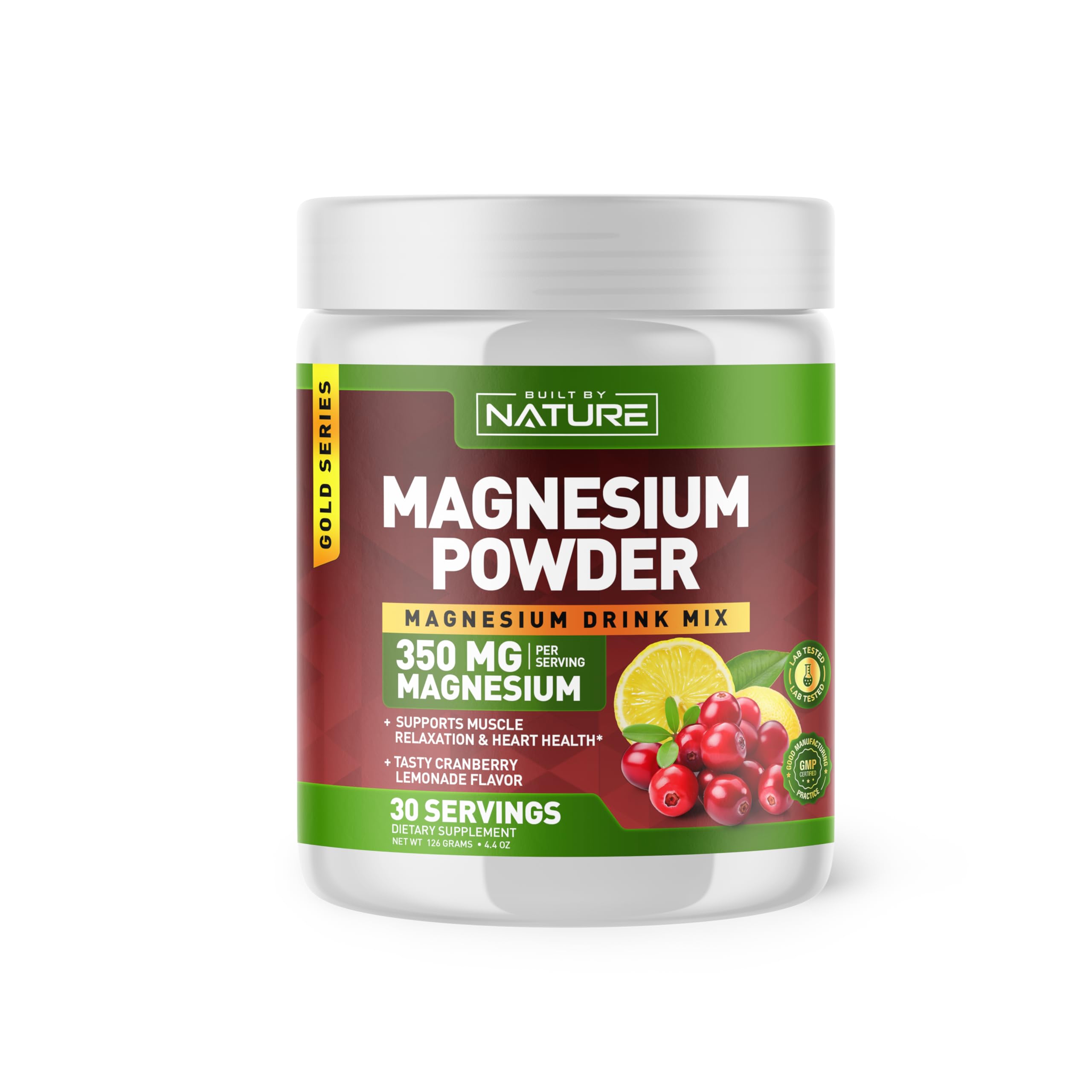 Amazon.com: Built by Nature Magnesium Powder - Anti-Stress Drink Mix ...