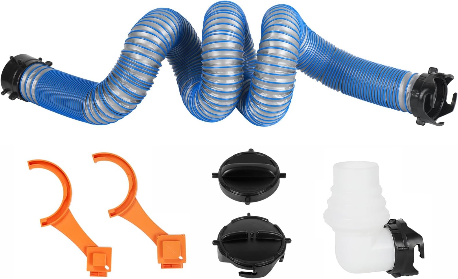 Amazon.com: 10-Ft RV Sewer Hose Extension Kit with Drain Sewer Hose ...