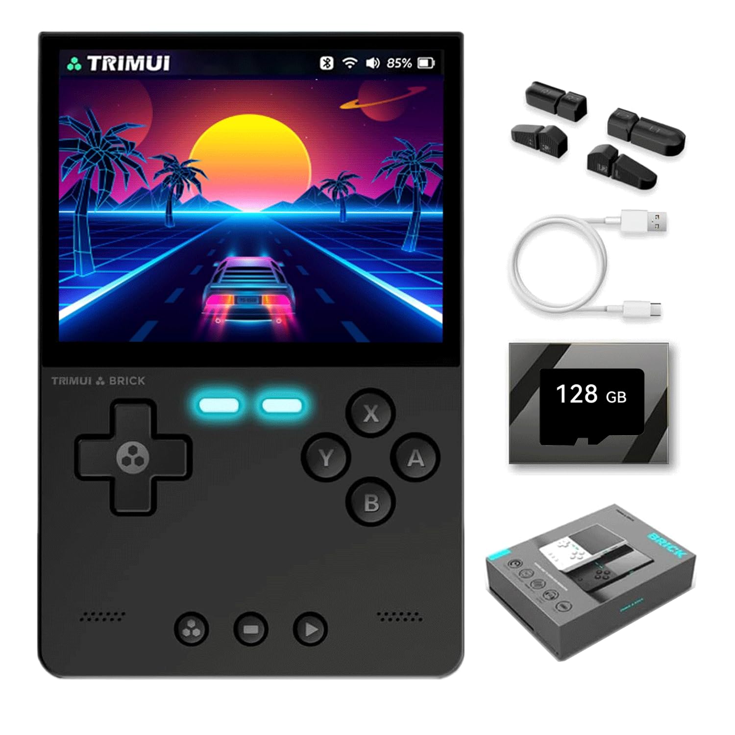 4 Trimui Brick Handheld Game Console With 128g Tf Card | Desertcart INDIA