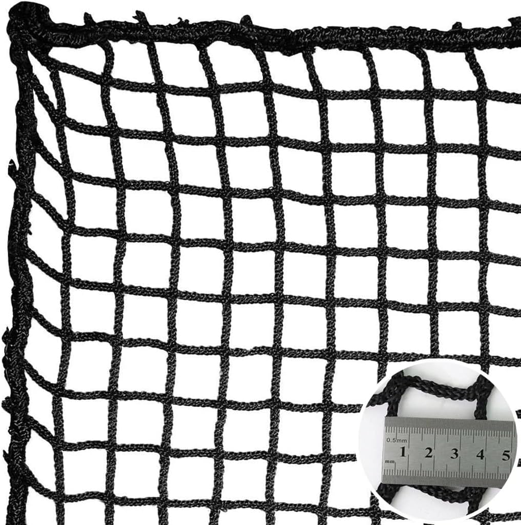 Amazon.com : Black Stairway Net, Golf High Impact Netting Barrier, Ball ...