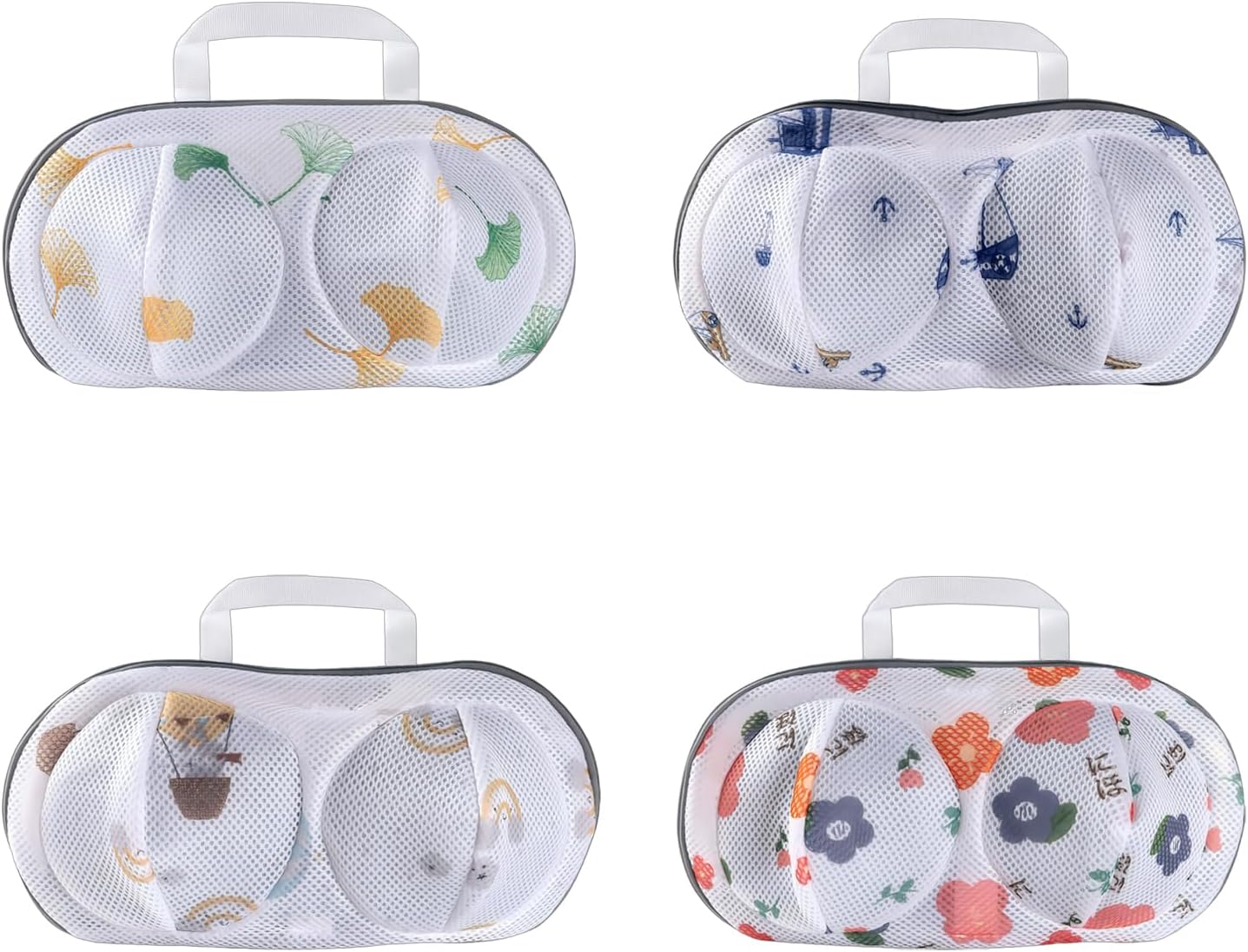 Amazon.com: GUOZCARAY 4Pcs Bra Mesh Laundry Bags for Delicates with ...