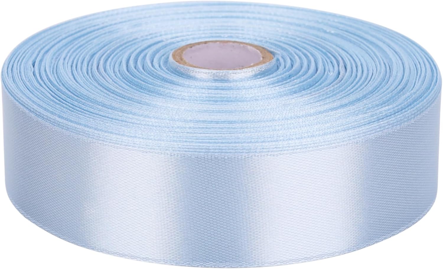 Amazon.com: Baocuan 1 inch Sky Blue Satin Ribbon 50 Yards Solid Fabric ...