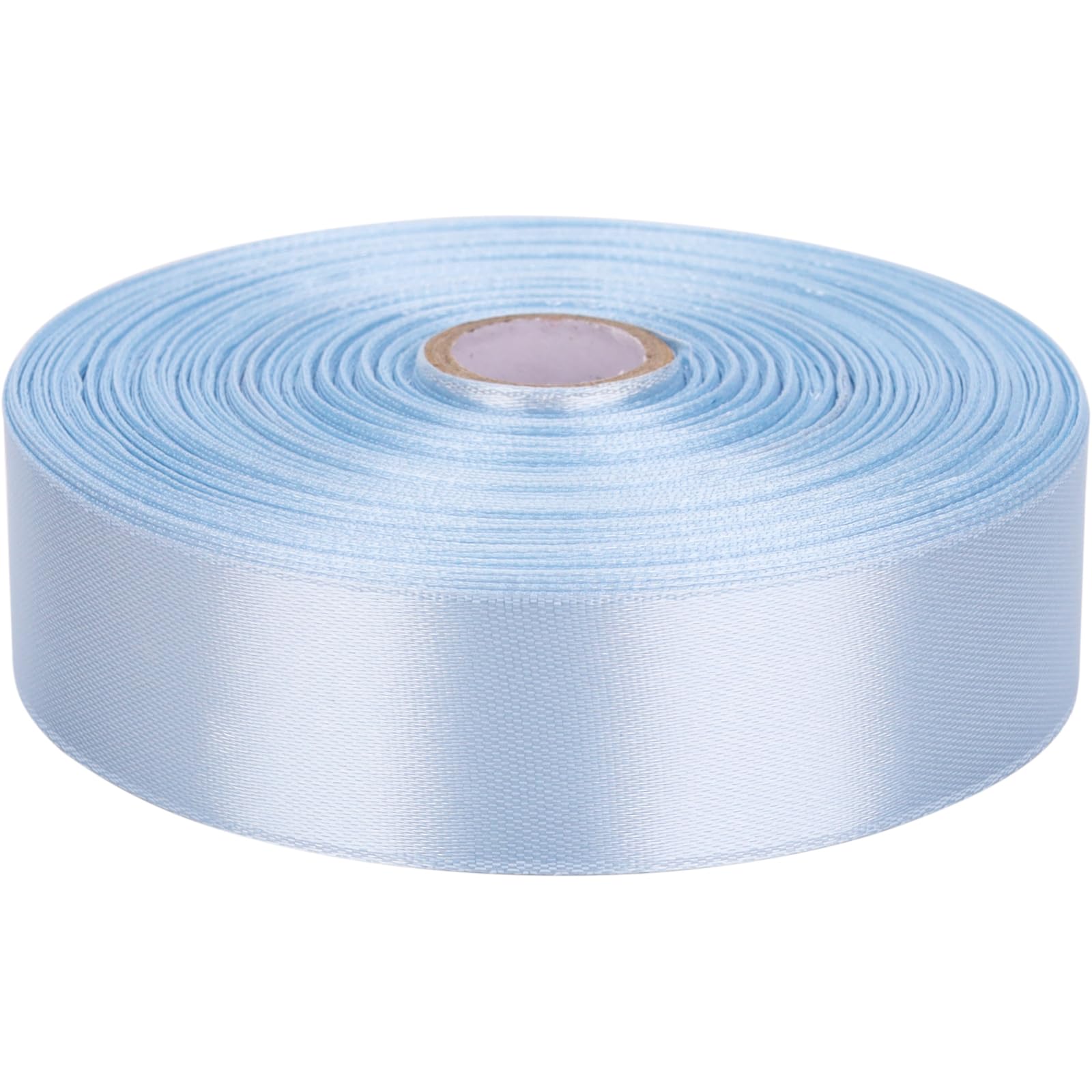 Amazon.com: Baocuan 1 inch Sky Blue Satin Ribbon 50 Yards Solid Fabric ...