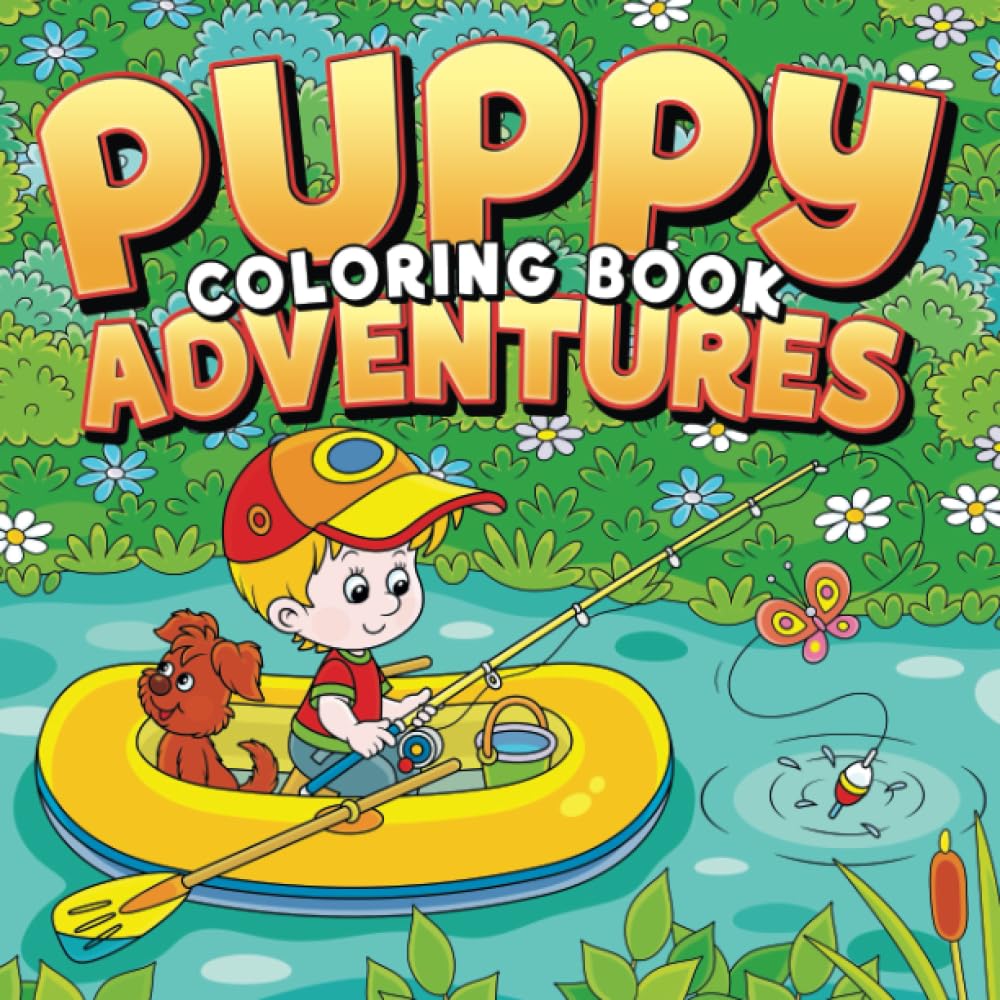 Amazon.com: Puppy Adventures Coloring Book: 9781681115191: Renfrow ...