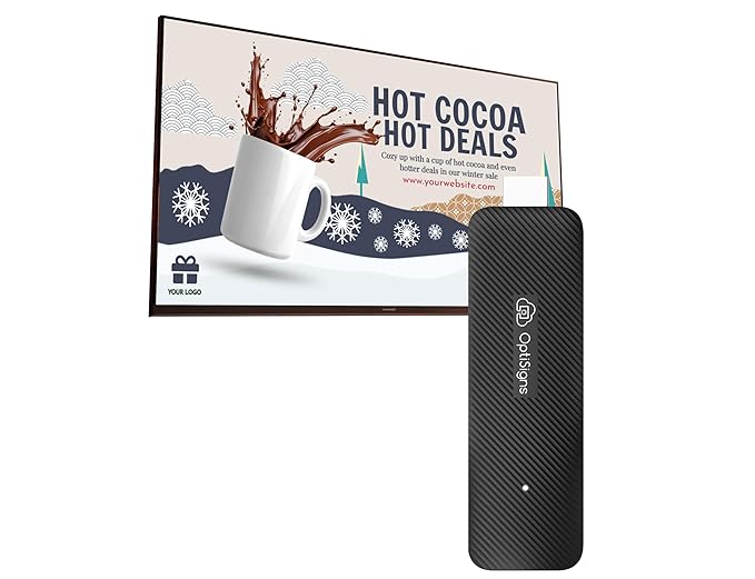 OptiSigns OptiStick Digital Signage Player - Android-Based 4K UHD HDMI ...