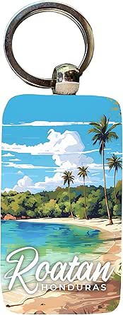 Amazon.com: R and R Imports Roatan Honduras Design C Souvenir 2.5x1 ...