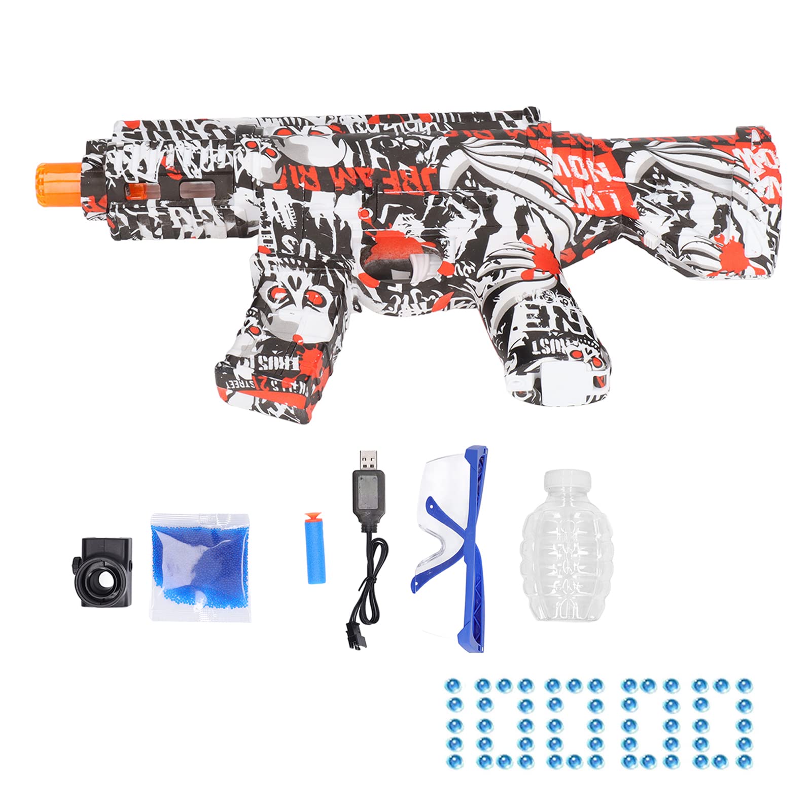 Buy Gel Ball Blaster, 2 in 1 Electric Gel Water Ball Blaster 500mah ...