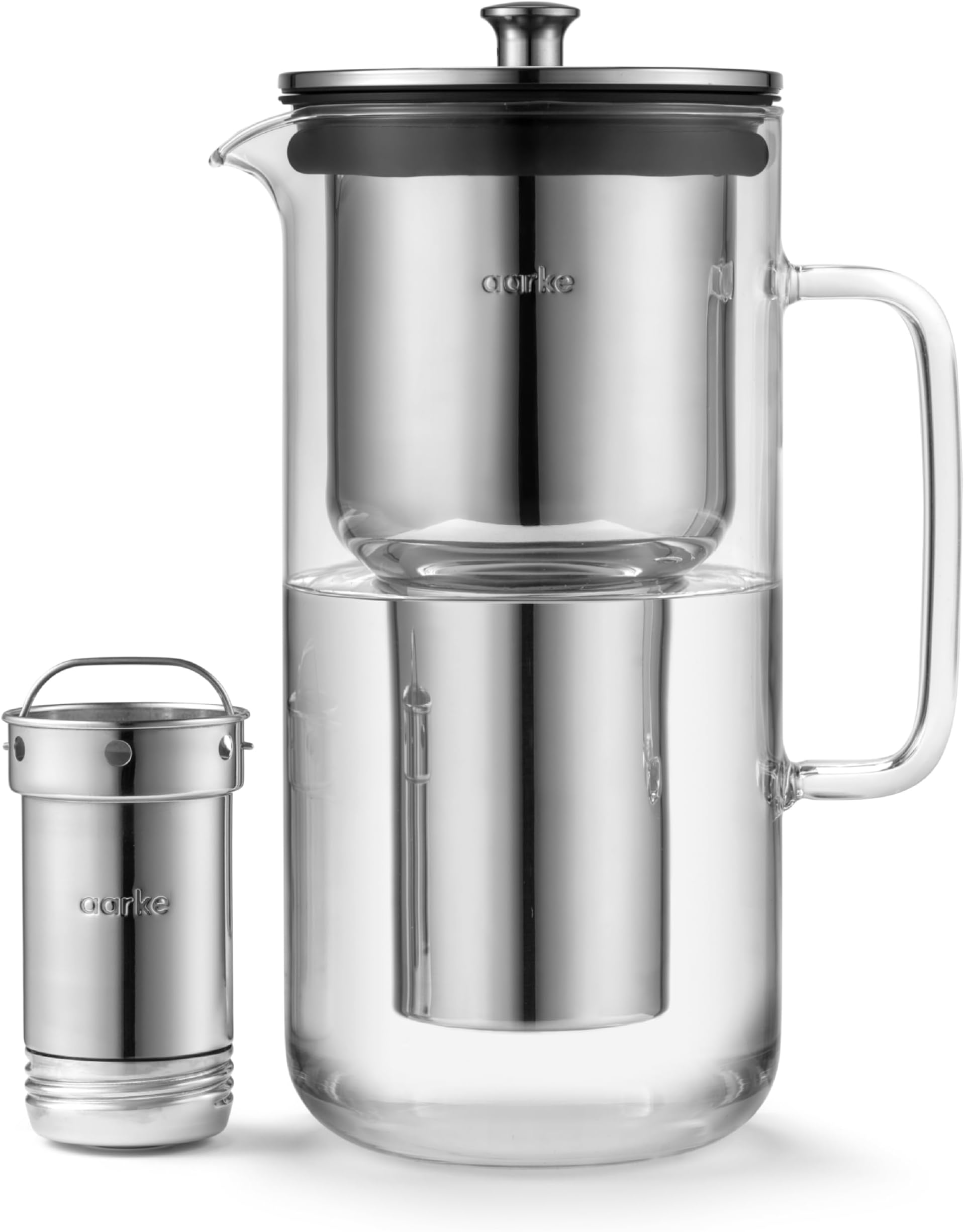Amazon.com: GLACIER FRESH Glass Water Pitcher for Tap and Drinking ...