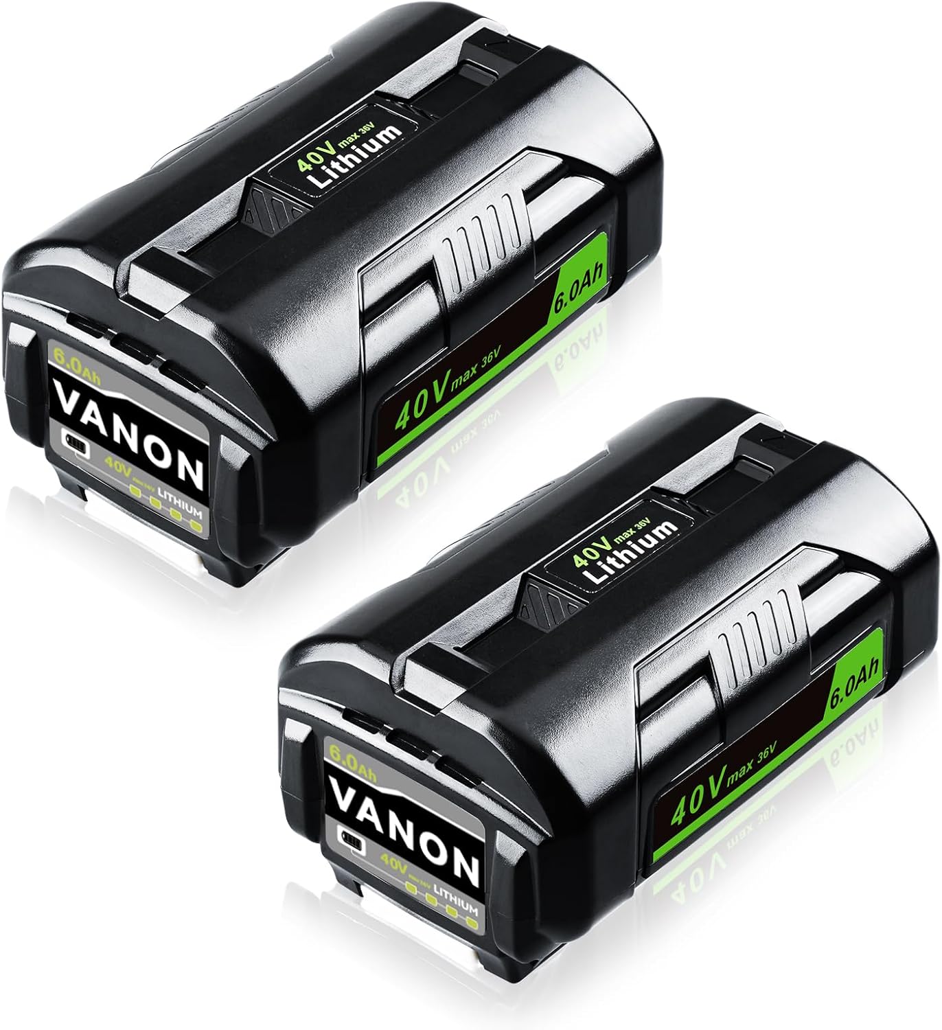 Amazon.com: VANON Replacement for Ryobi 40V Battery 6.0Ah OP4060 ...
