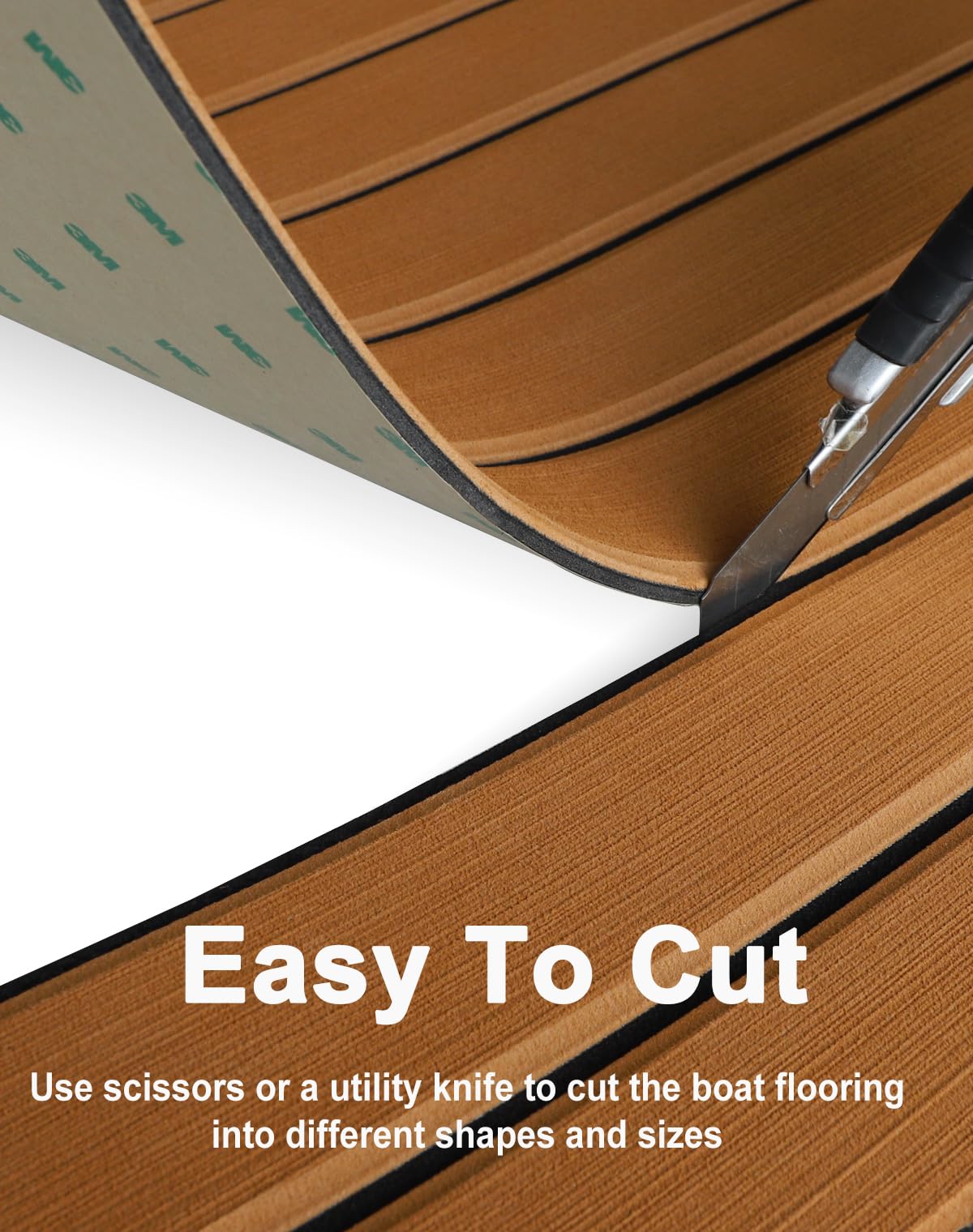 Hjdeck Boat Flooring EVA Foam Boat Decking with 3M Self-Adhesive ...