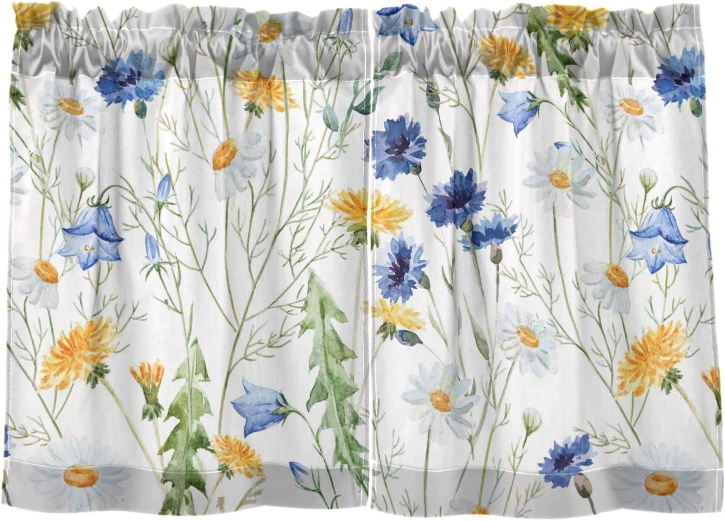 Amazon.com: Yellow Dandelion, Daisy Flowers, Blue Cornflower Flower ...