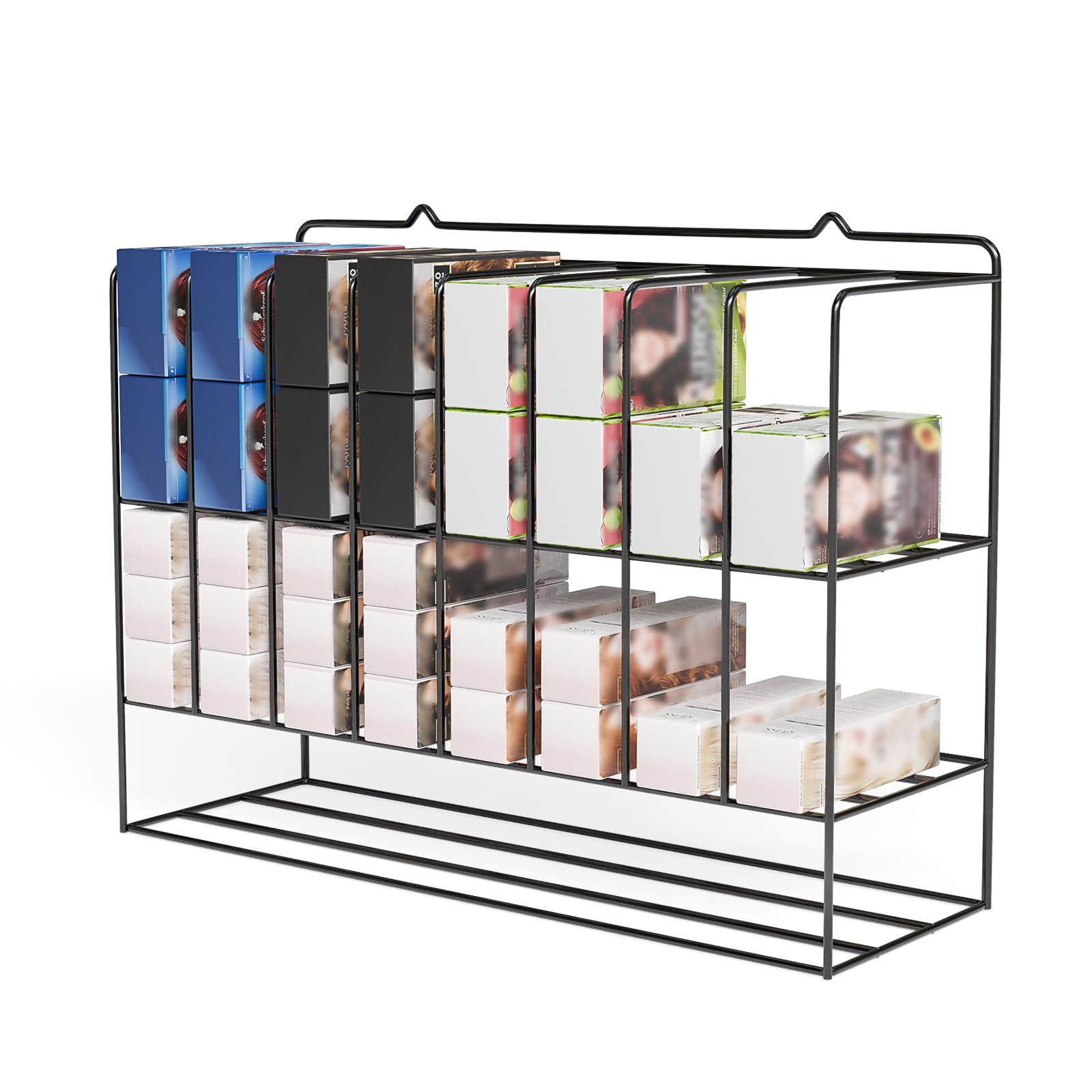 Amazon.com: Hair Color Organizer Rack, 2 Tiers Hair Color Display Rack ...
