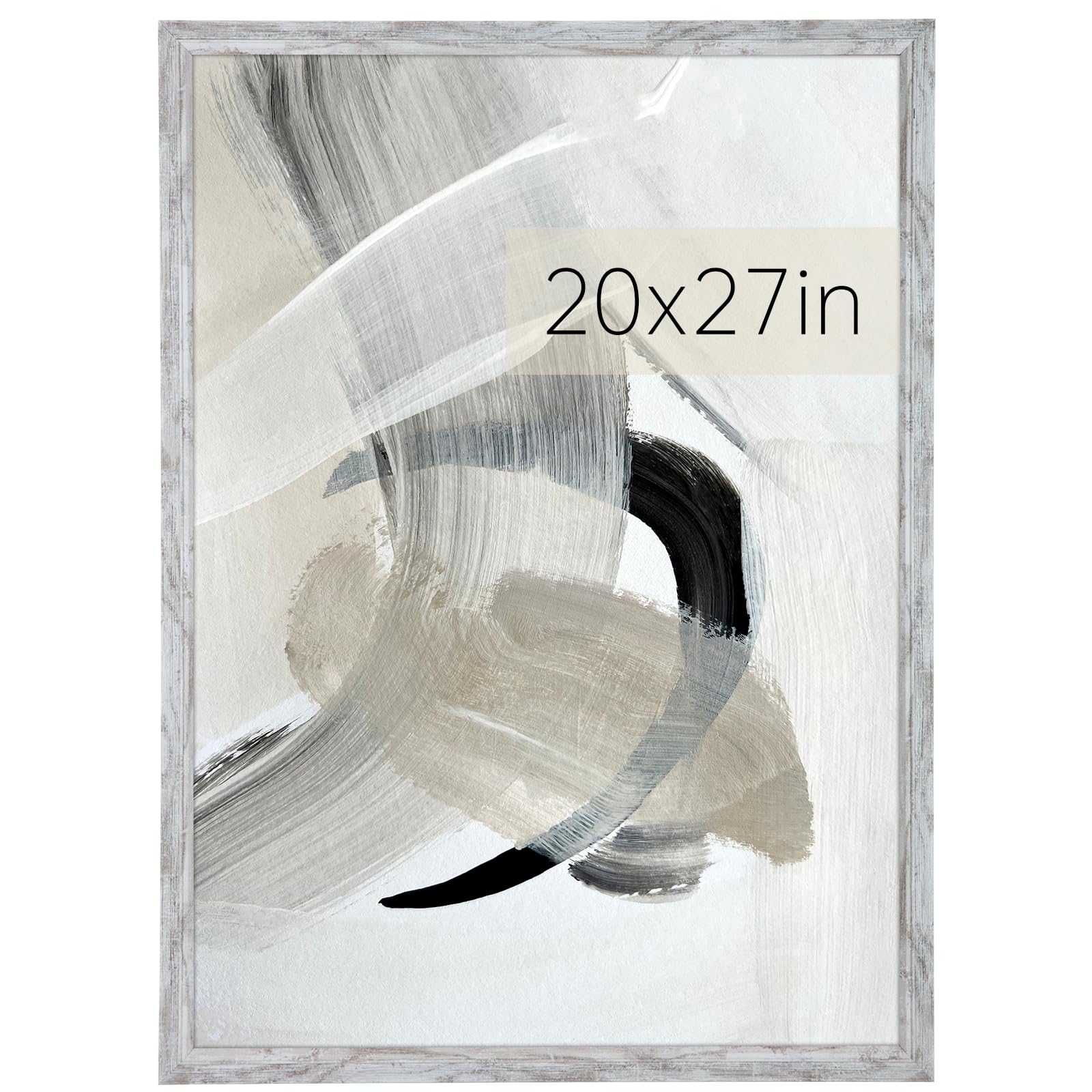 Amazon.com - 20x27 Picture Frame, Gray Poster Frame, Home Decor Natural ...