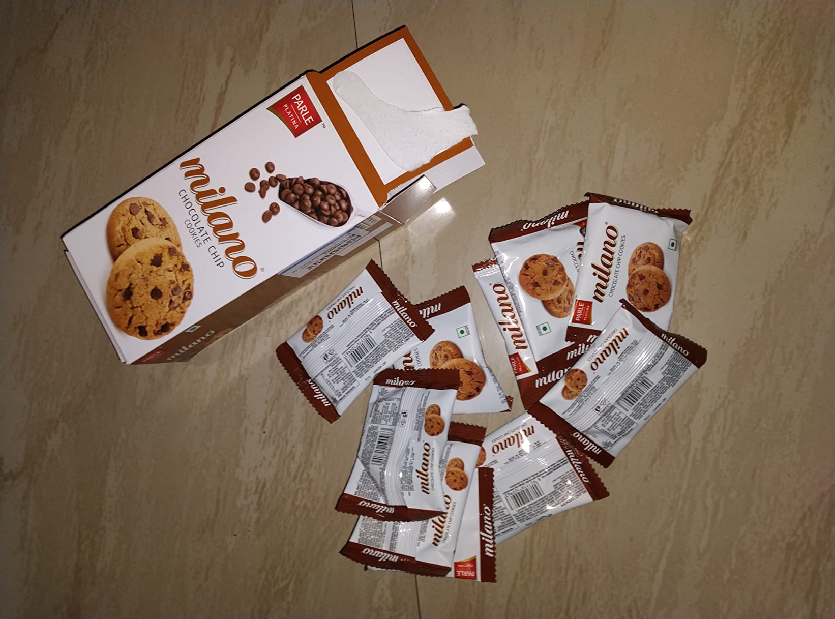 Parle Platina Milano Chocolate Chip Cookies 120g : Amazon.in: Grocery ...