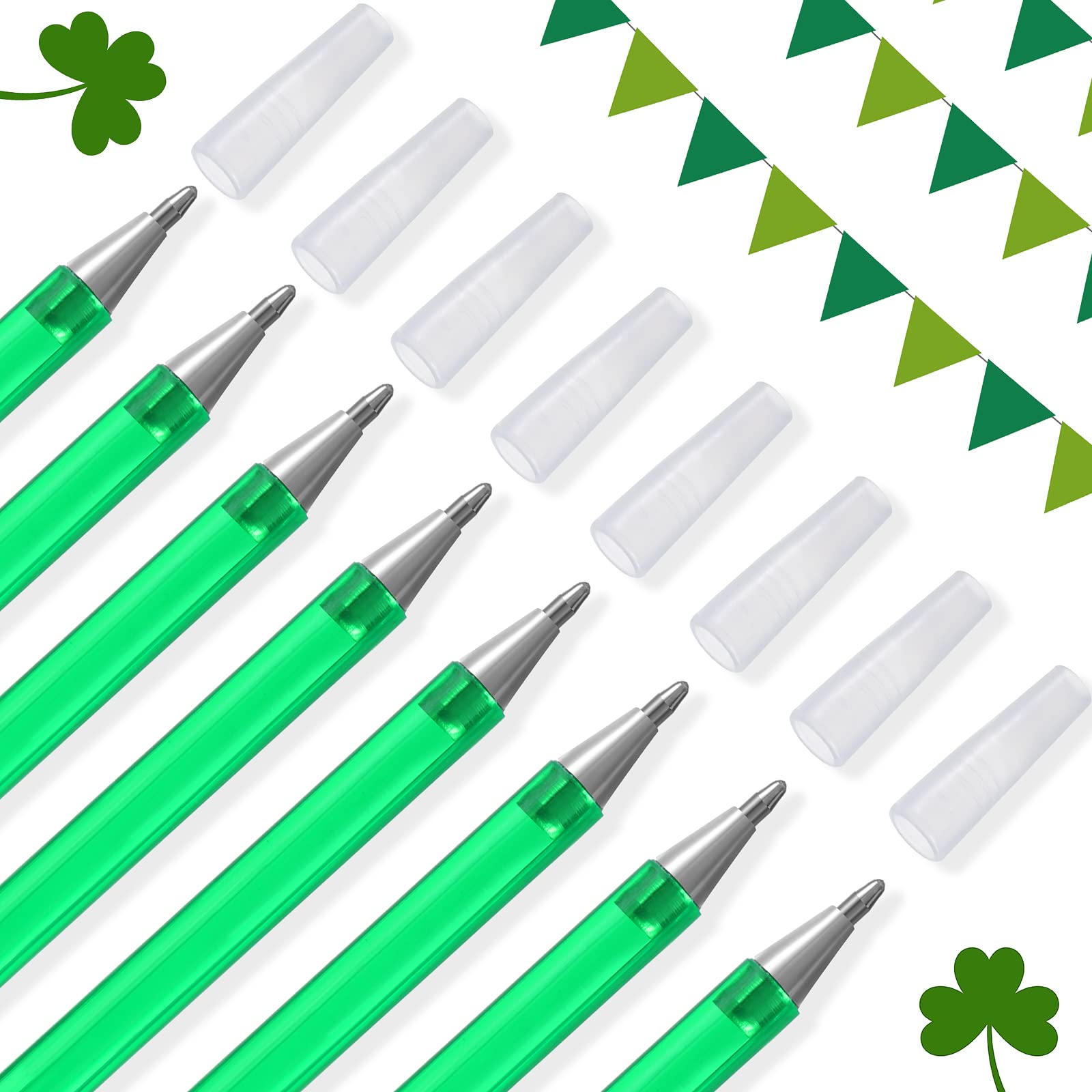 Snapklik.com : Gersoniel St Patricks Day Pens Shamrock Ballpoint Pens ...