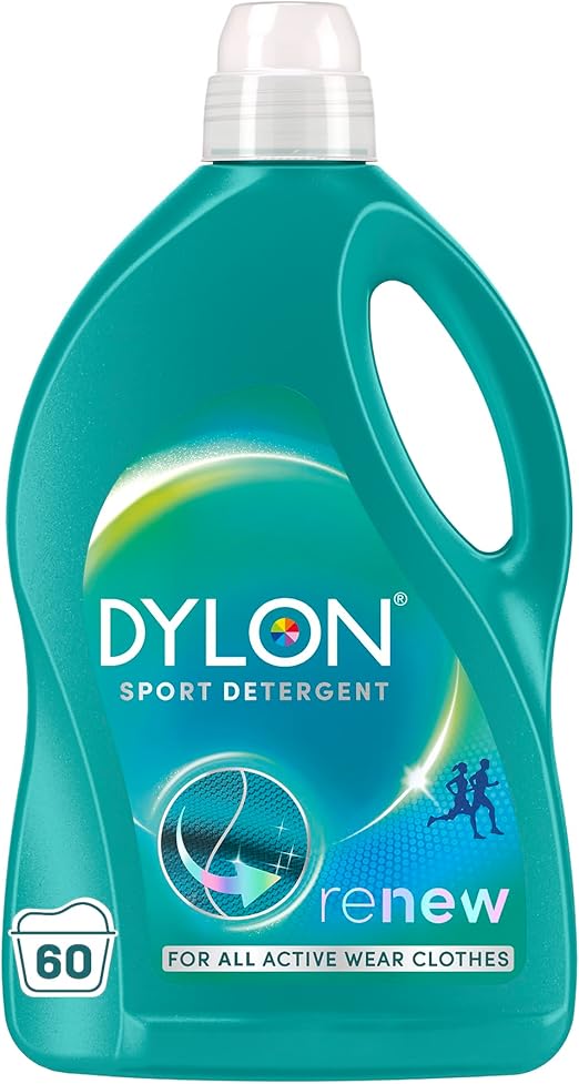 Dylon Sport Detergent (60 Wash Loads), Liquid Laundry Detergent for ...