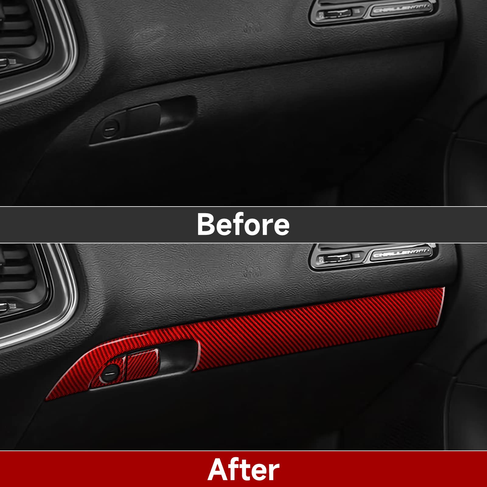 Snapklik.com : Car Copilot Storage Glove Box Decals For 2015 2016 2017 ...