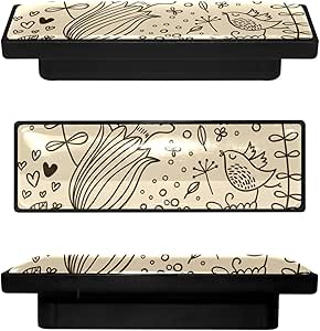 4 Pcs Rectangle Cabinet Handle Cupboard Knob Drawer Pulls Handle ...