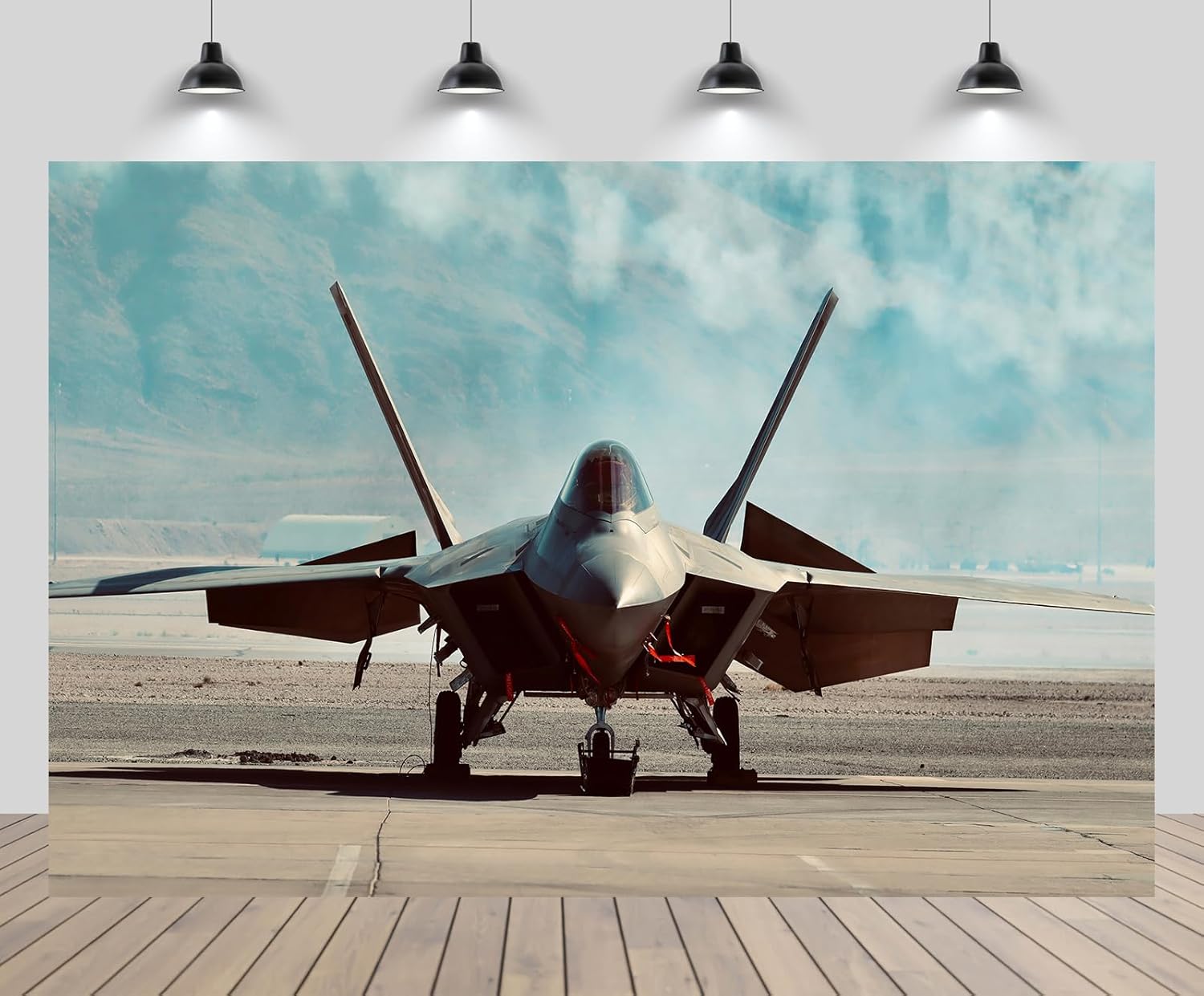 Amazon.com : CHNYWORK 7x5ft Fighter Aircraft Backdrop Military Fighter ...