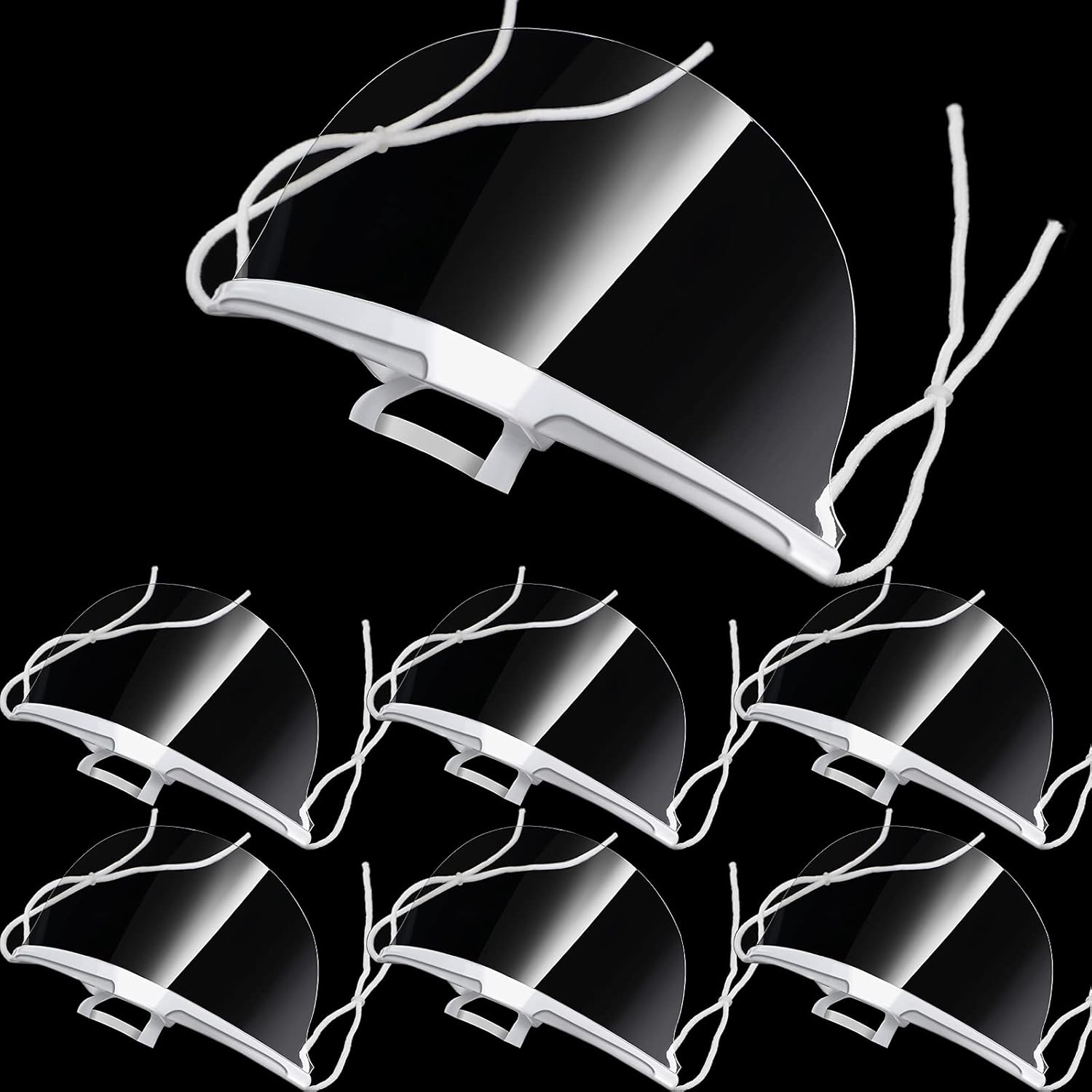 Amazon.com: 10 Pieces Transparent Mouth Mask Transparent Face Mask ...