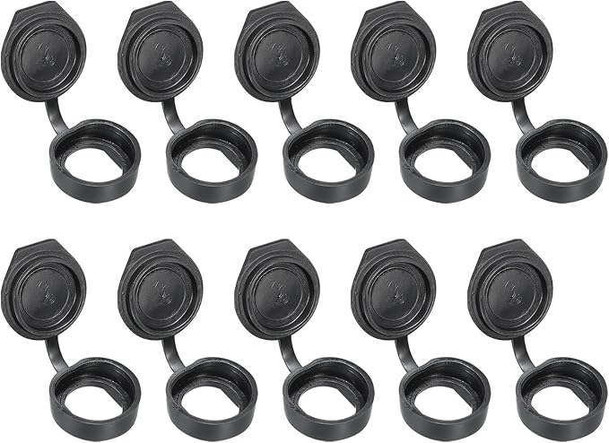 PATIKIL 19mm Door Lock Dust Cover, 10 Pack PE Plastic Waterproof Keys ...