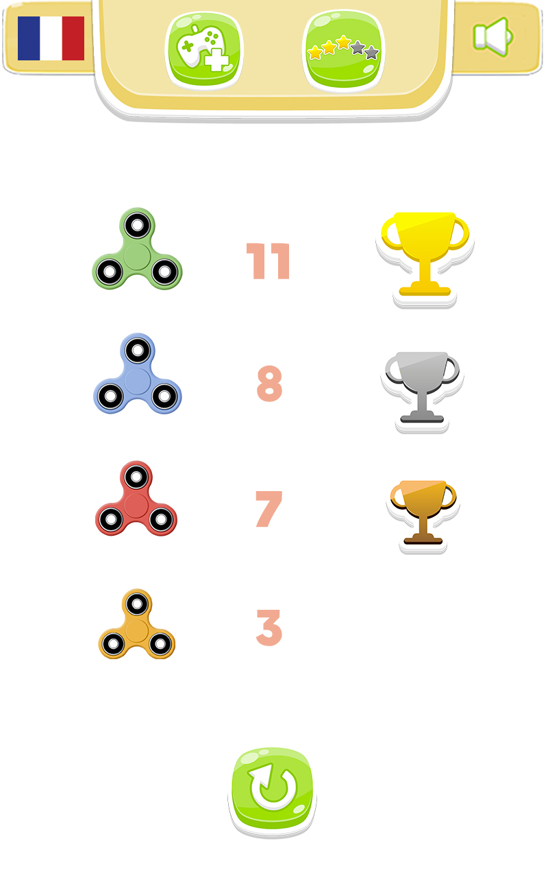 Fidget spinner: 4 players game - App on Amazon Appstore