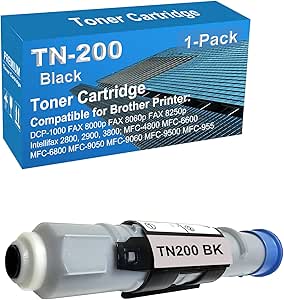 Amazon.com: Jullu 1-Pack Compatible High Capacity TN200 Toner Cartridge use for DCP-1000 FAX ...