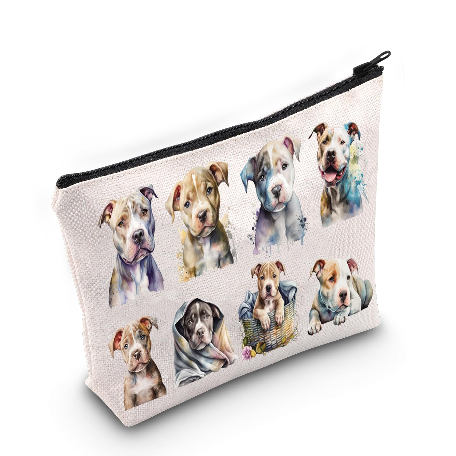 Amazon.com: LEVLO Pitbull Cosmetic Makeup Bag Pitbull Lover Gift ...