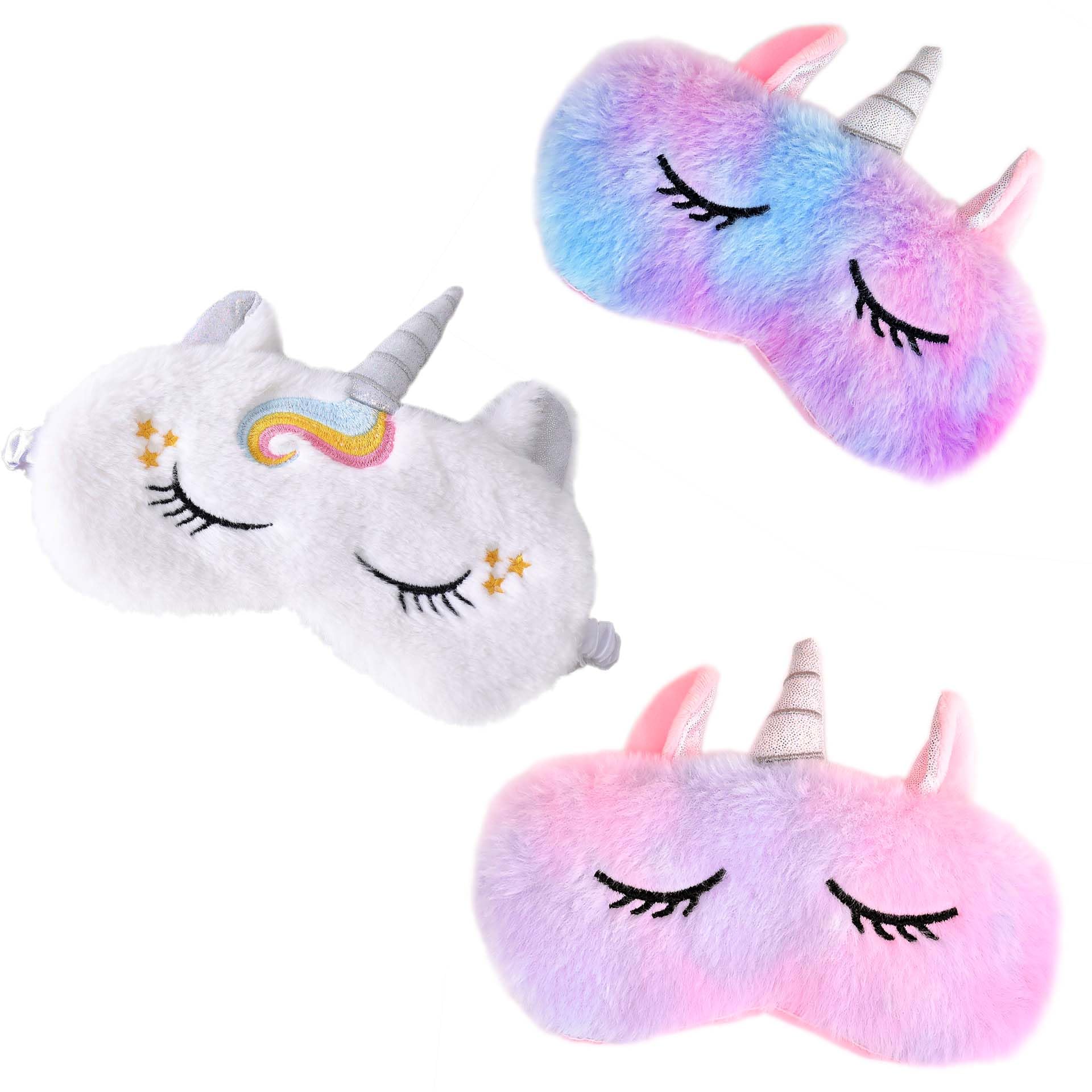 Amazon.com: Sleep Mask for Kids Girls,3Pack,Unicorn Sleep Mask,Cute ...
